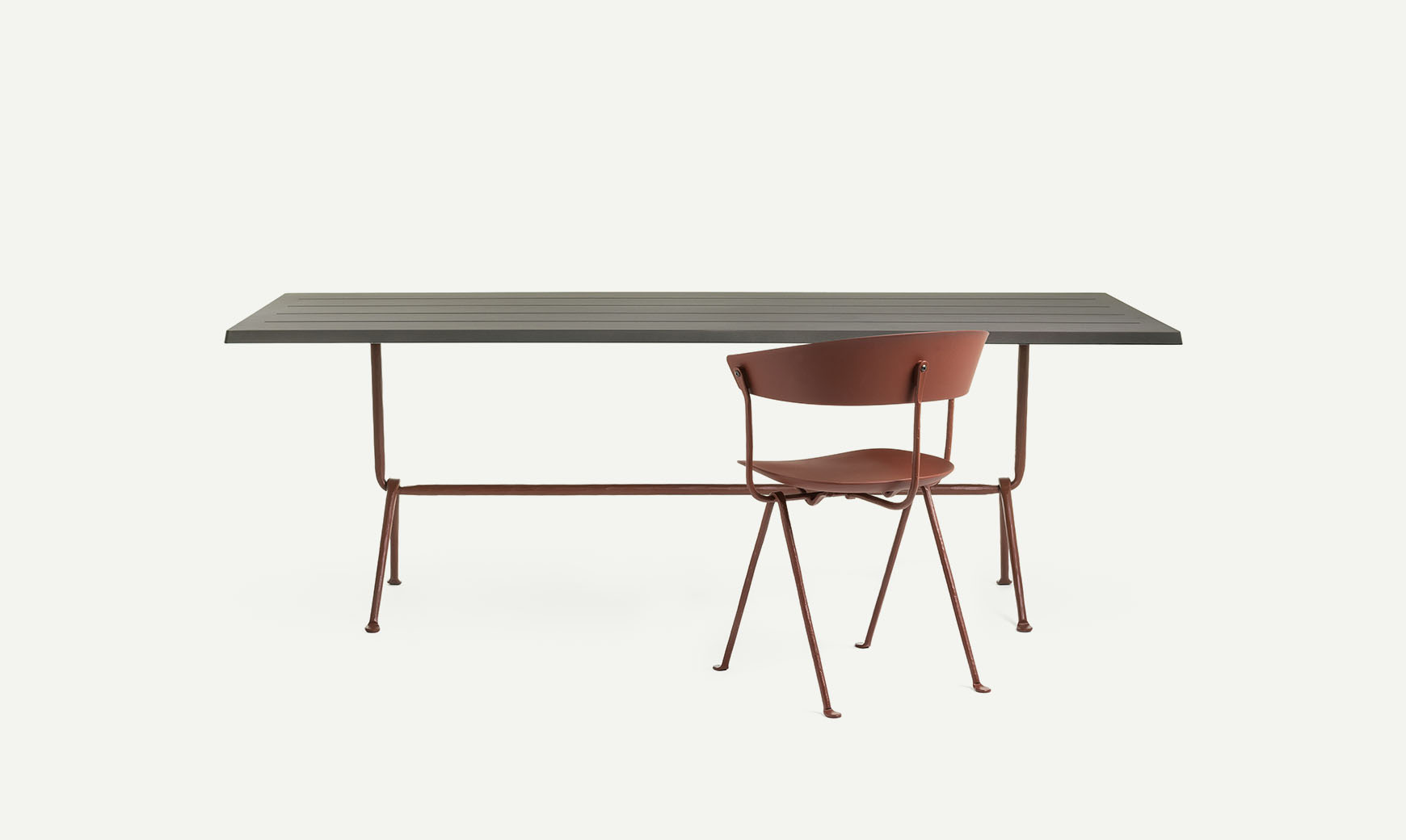 Magis_officina_table_product_front_brown_dark_audioguida - Magis S.p.A.